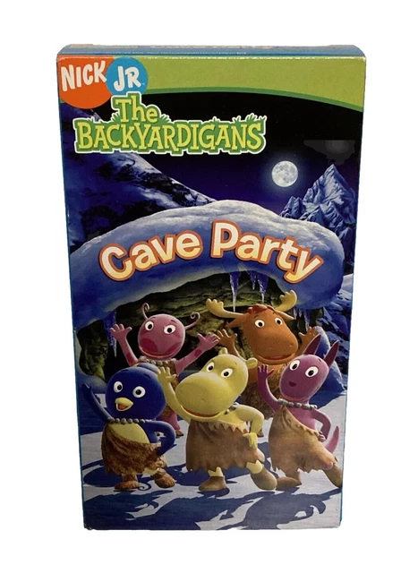 NICK JR THE Backyardigans CAVE PARTY VHS Video Nickelodeon 2006 Rare ...