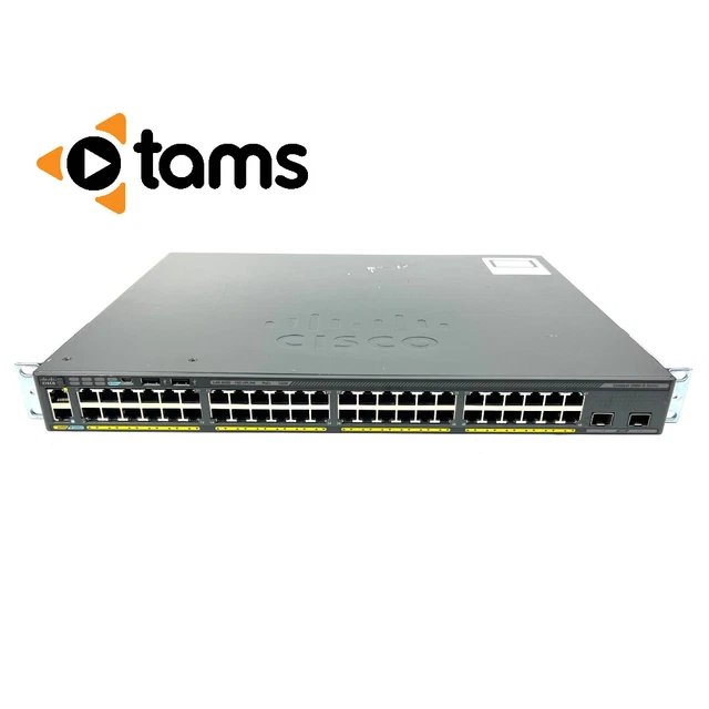 CISCO CATALYST WS-C2960X-48FPD-L V05 Switch with Stacking Module C2960X ...