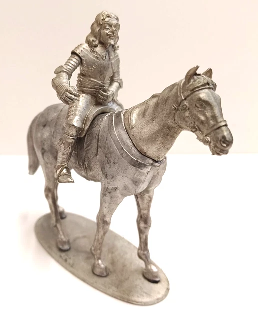 PHOENIX MODELS MOUNTED SOLDIER 54mm VINTAGE 1972 UNPAINTED METAL KIT 1/ ...