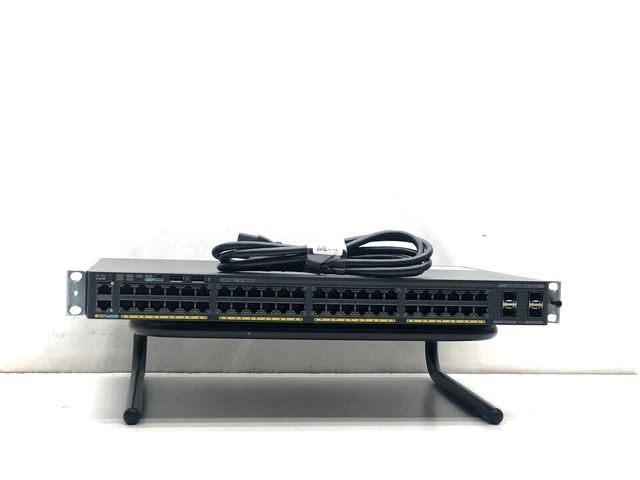 CISCO CATALYST WS-C2960X-48TS-L 48 Port Gigabit Switch w/ C2960X-STACK ...