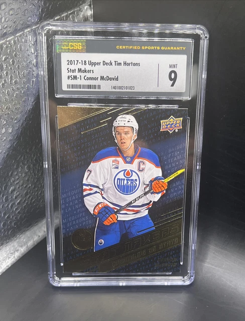 2017/18 UPPER DECK Ud Tim Hortons Nhl Card #Sm-1 Connor Mcdavid Csg 9 ...