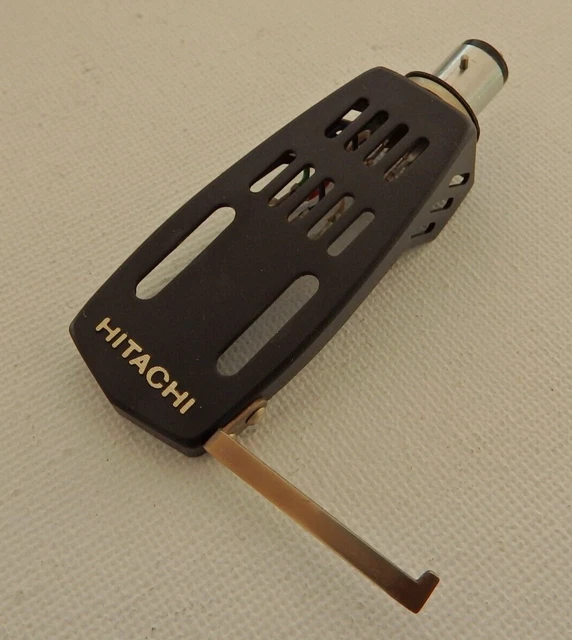 ORIGINAL HITACHI HEADSHELL mit Bajonett-Anschluss " SME " - mit Kabeln ...