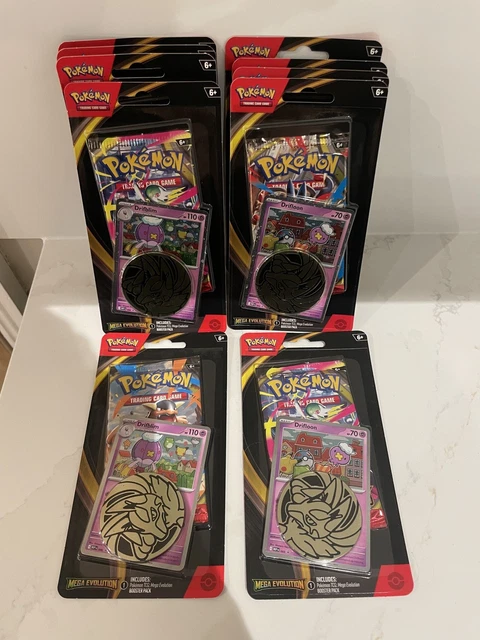 POKÉMON TCG MEGA Evolution Blister Pack X10 New Sealed Drifloon ...