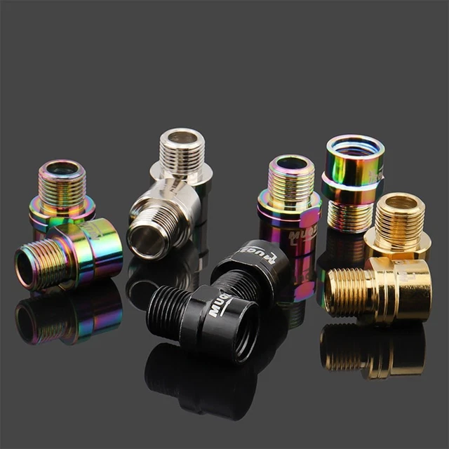 PEDAL EXTENSION BOLTS Bicycle Spacers Foot Extender Shaft Crank ...