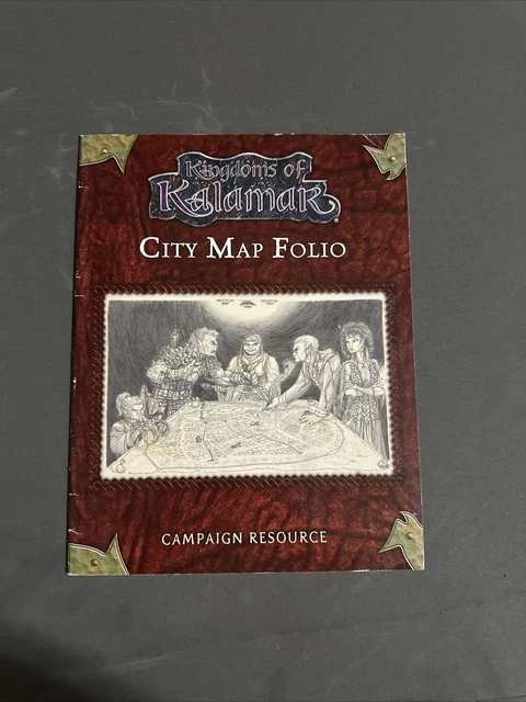 KINGDOMS OF KALAMAR City Map Folio - Paperback By Zipse, Craig - GOOD ...