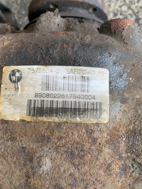 757280401 7572804-01 ratio: 3.15 Rear differential assembly BMW 3-Se ...