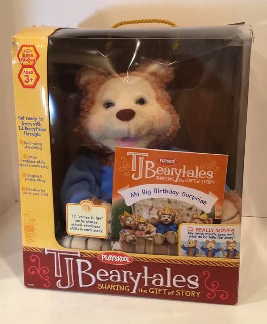 TJ BEARYTALES INTERACTIVE Talking Animatronic Plush Bear Playskool $43. ...
