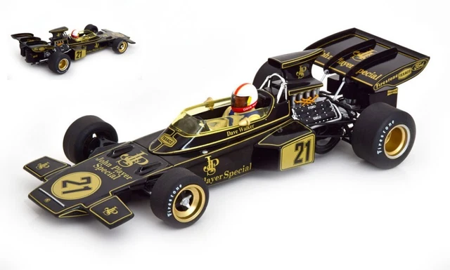 MINIATURE VOITURE FORMULE 1 F1 auto 1:18 ModelCarGroup Lotus 72D N.5 ...