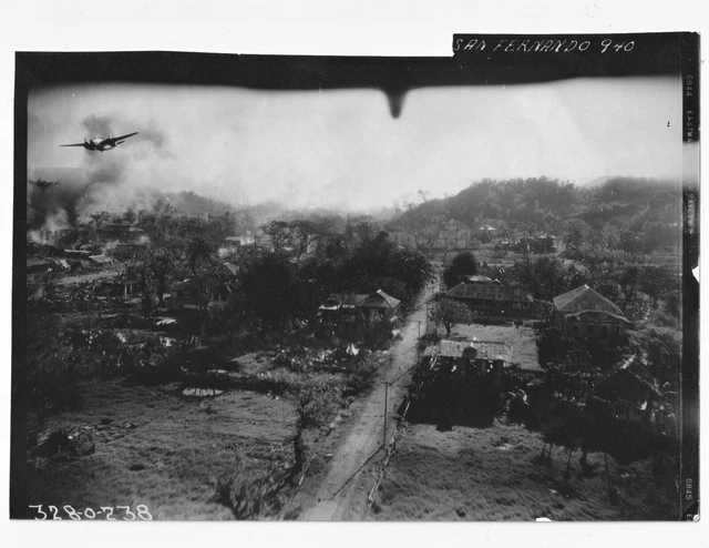 WW II US Army Aircraft Bombs Philippine Island railroad, flying recon ...