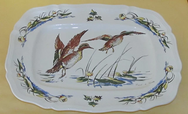 BELLA PIATTO DI Servizio Rettangolare Ceramica Sarreguemines Modello ...