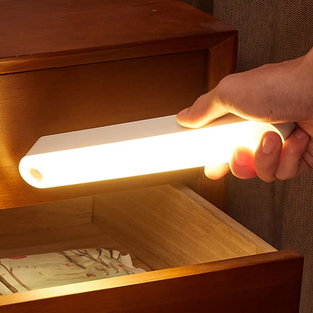 WHITE LIGHT SMART Motion Sensor Light Eye Caring Charging Small ...