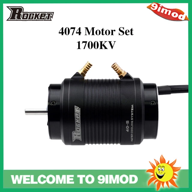 ROCKET 4074 1700KV 4P Brushless Waterproof Motor With Water Cooling Jacket Cover £56.98 ...