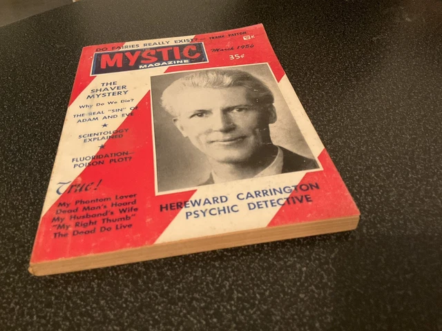 MYSTIC MAGAZINE MARCH 1956 Hannes Bok Ghosts Scientology £18.20 ...