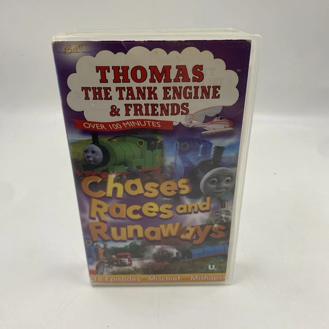THOMAS THE TANK Engine & And Friends - VHS Video - Chases, Races And ...