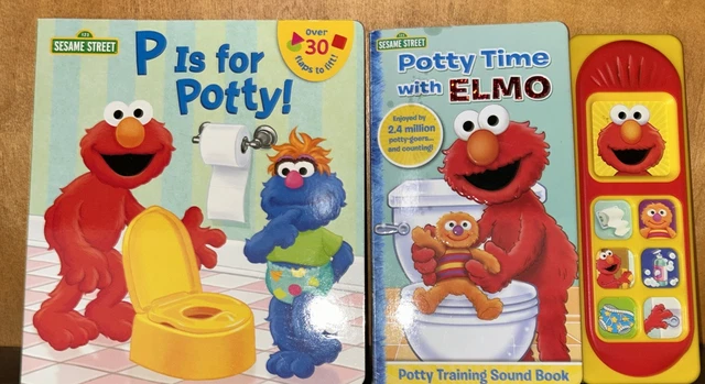 SESAME STREET POTTY Time With Elmo Potty Training Sound Book New ...