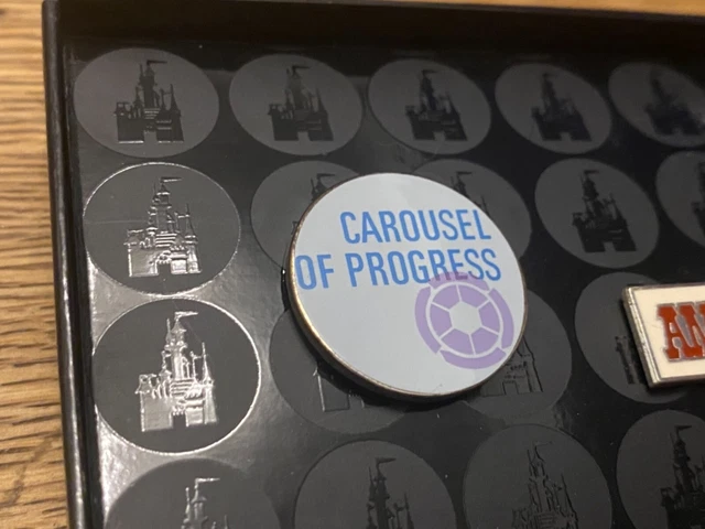 DISNEY CAROUSEL OF Progress Pin From Disney Catalog Tomorrowland Pin ...