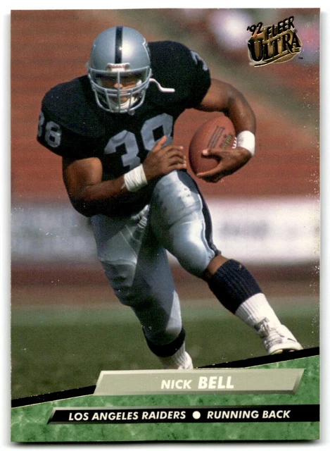 1992 ULTRA NICK Bell Los Angeles Raiders #187 EUR 1,12 - PicClick FR