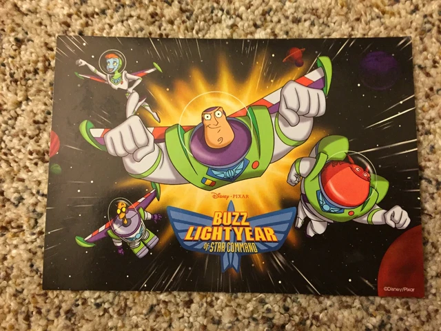 POSTCARD UNUSED DISNEY-PIXAR BUZZ LIGHTYEAR Of Star Command Too Upn £1. ...