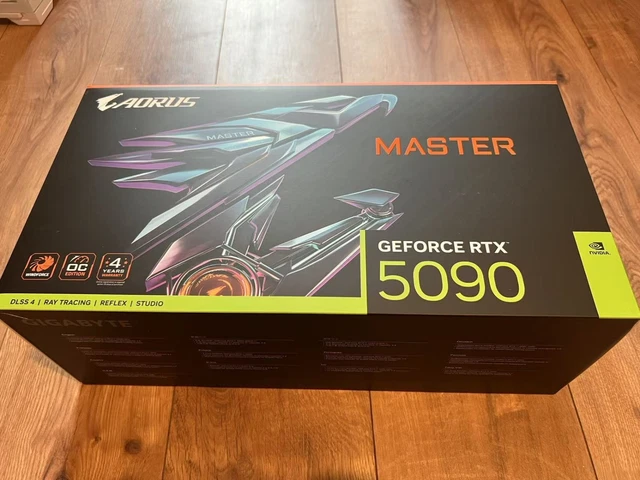 GIGABYTE RTX 5090 Aorus Master 32GB GDDR7 Graphic Card - BRAND NEW £ ...