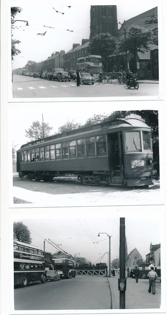 YORKS HULL X3 tram trolley bus x3 1945-58 photographs Packer EUR 20,24 ...