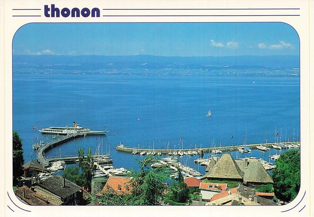 74 THONON LES Bains Le Nouveau Port Sur Le Leman EUR 5,00 - PicClick FR