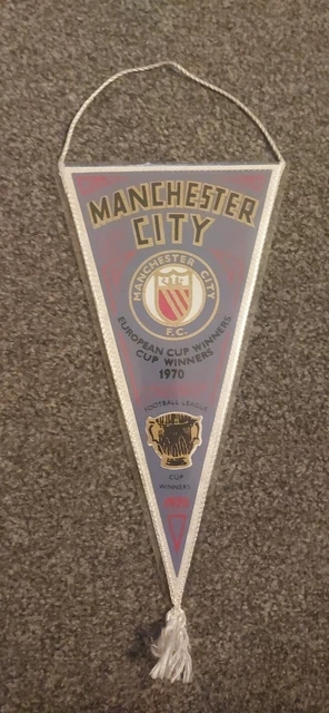 RARE VINTAGE MANCHESTER City 1970s Club Crest With Honours Small ...