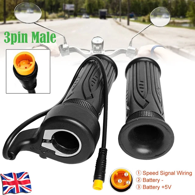 E-BIKE THROTTLE GRIP Electric Scooter Bicycle Speed Control Twist ...