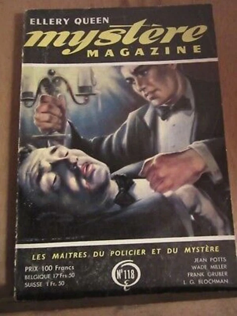MYSTÈRE MAGAZINE N°118: Jean Potts-Wade Miller-Frank Gruber/ Opta Nov ...