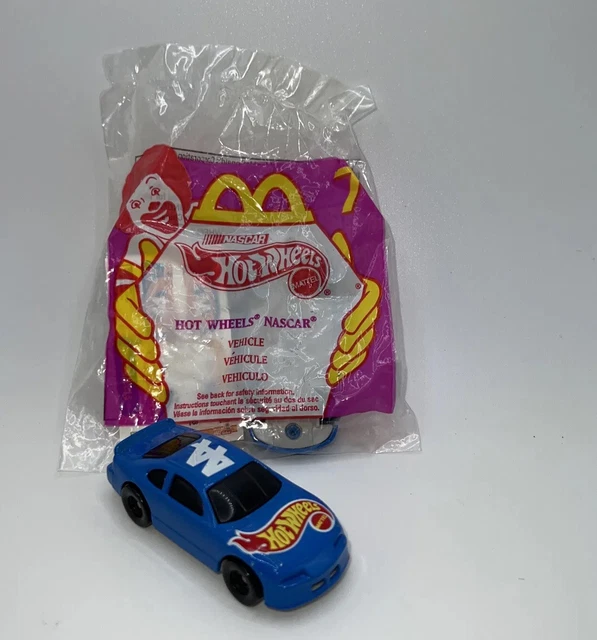 HOT WHEELS 1998 McDonalds Happy Meal Hot Wheels NASCAR #44 1/64 BLEU #7 ...