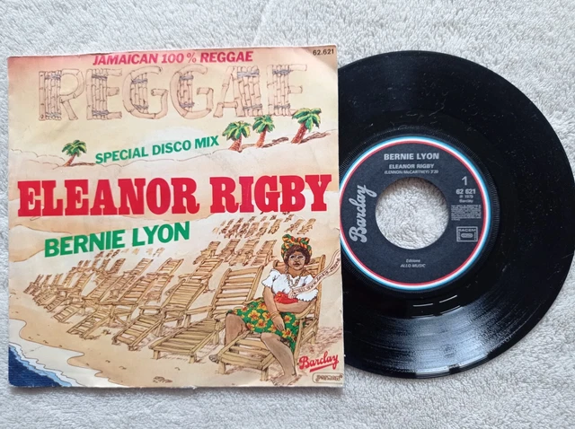 45T 7& BERNIE LYON "Eleanor Rigby (Special Disco Mix)" BARCLAY 62.621 ...