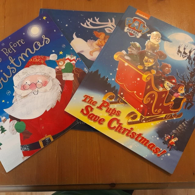 CHRISTMAS BOOK BUNDLE (3) Paw Patrol, Night Before Christmas And ...