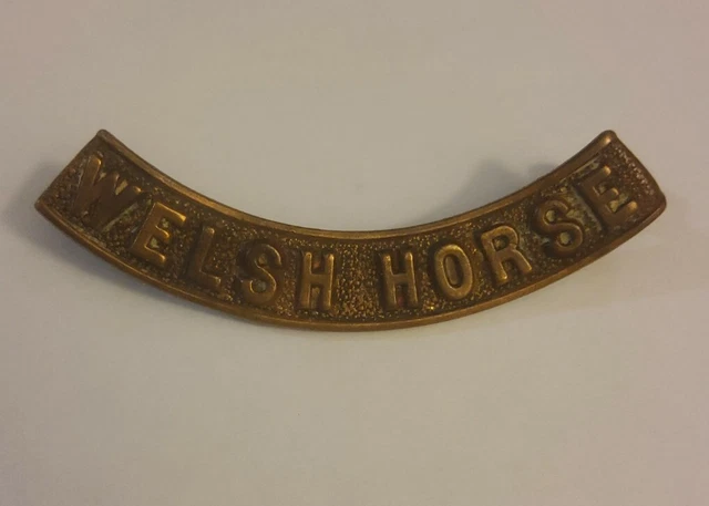 WELSH HORSE SHOULDER Title $65.00 - PicClick AU