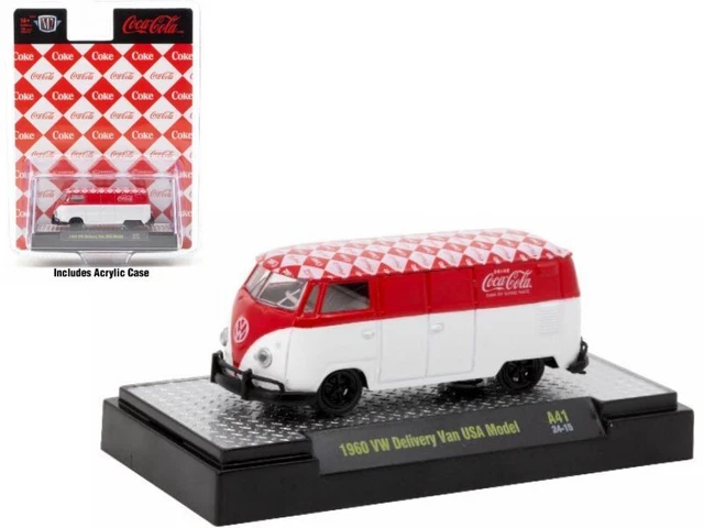 VW VOLKSWAGEN T1 Bus Van - Coca Cola 1960 - rouge/blanc - M2 1:64 EUR 20,90 - PicClick FR