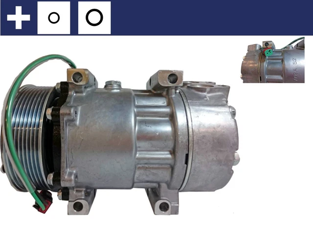 MAHLE AIRCON COMPRESSOR SIMPLE FIT ACP128000S for SCANIA P,G,R,T ...