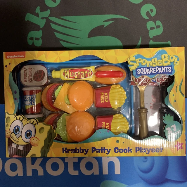 Nickelodeon Spongebob Squarepants Krusty Krab Krabby Patty Pretend Cook