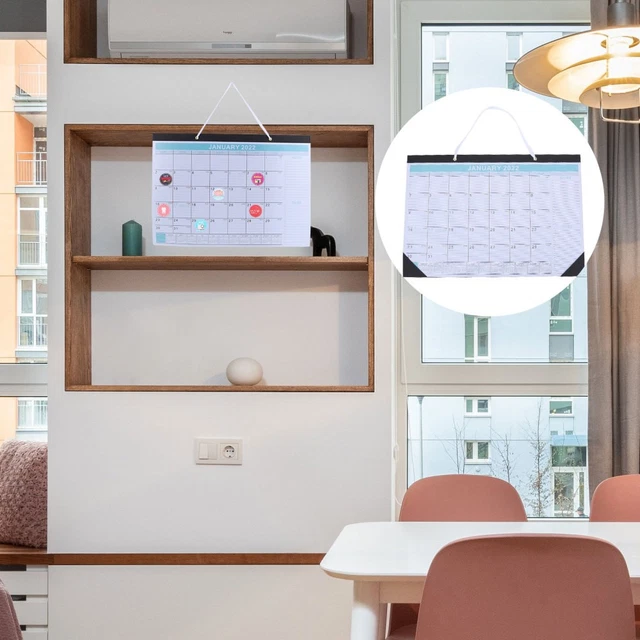 YEARLY PLANNER 2021- 2022 Monthly Wall Calendar Wall Desk Calendar £15. ...