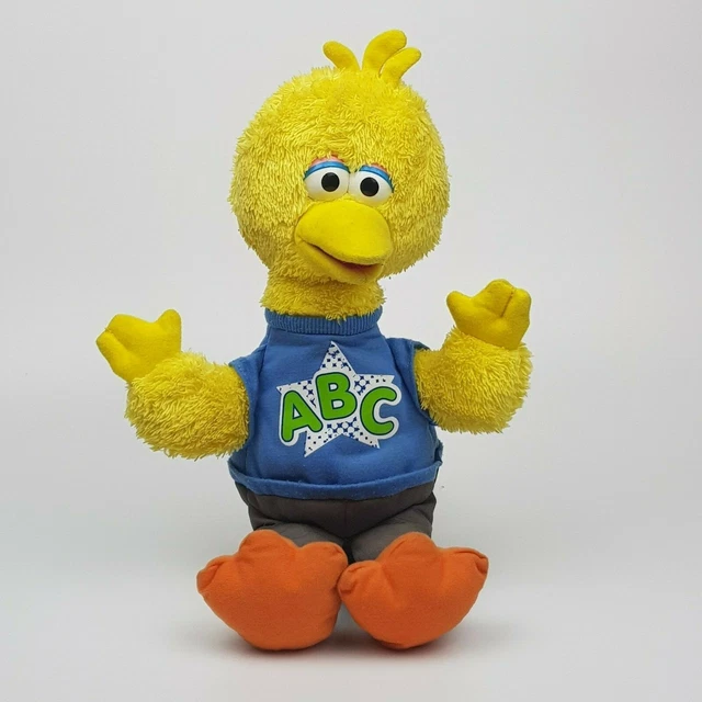 SESAME STREET TALKING Big Bird & Ernie 2010 Hasbro ABC/123 Soft Toy ...