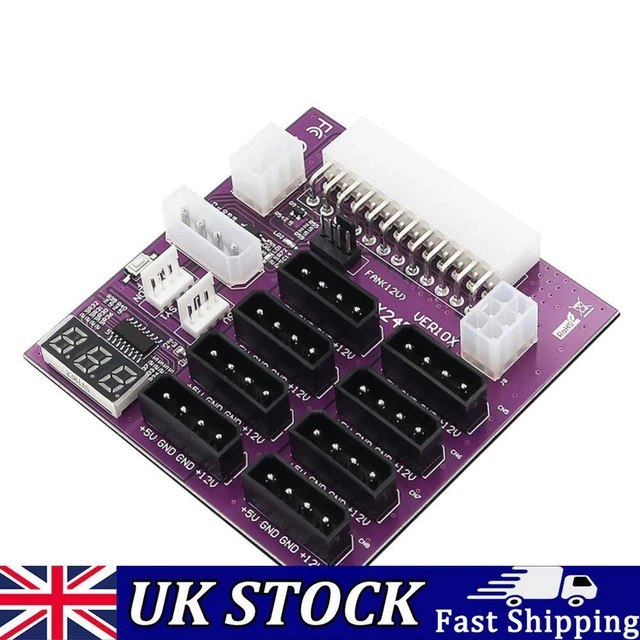 ATX POWER SUPPLY Breakout Board 800W ATX Server PSU Power Board for ...