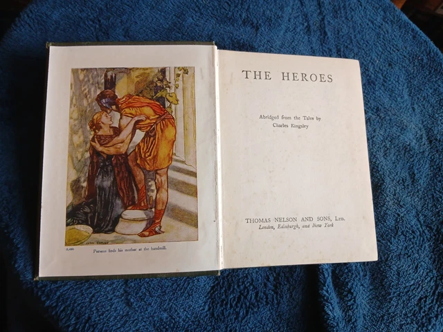 THE HEROES CHARLES Kingsley Hardback Nelson Illustrated (10) £5.24 ...