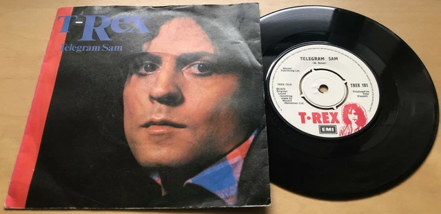 MARC BOLAN T Rex Telegram Sam 1982 Emi Uk Vinyl 7 " Single Trex 101 £8. ...
