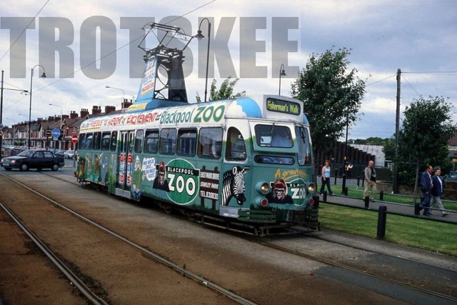 35MM SLIDE BLACKPOOL Transport Single Decker Tram Strassenbahn 637 2003 Orig £4.98 - PicClick UK