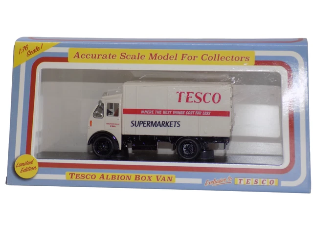 OXFORD 'TESCO' ALBION Victor Box Van Ltd ed. for Model Railway 1:76 ...