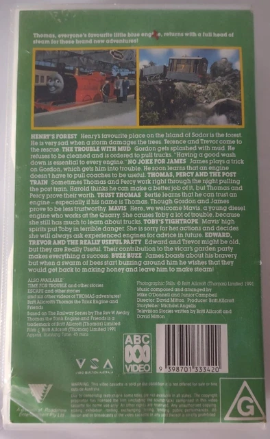 RETRO - THOMAS The Tank Engine & Friends - Trust Thomas - VHS Videotape ...