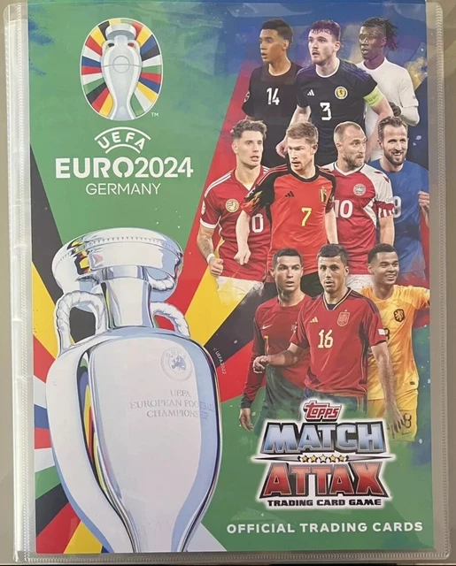 MATCH ATTAX EURO 2024 Full Complete Binder Base Set & Promo Pack ...