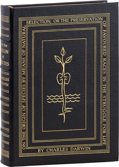 CHARLES DARWIN & Paul Landacre-THE ORIGIN OF SPECIES-EASTON PRESS-100 ...