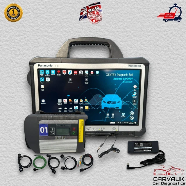 MB STAR MERCEDES Xentry CARS 09 2024 DoIP Dealer Level Diagnostics Kit ...