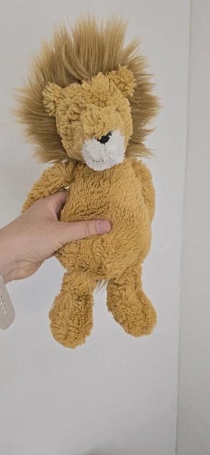 JELLYCAT BASHFUL LION Plush Soft Toy Golden Coat & Caramel Mane 35cm £ ...