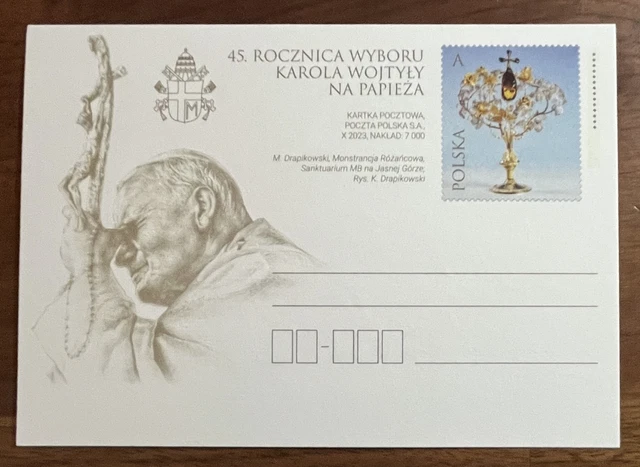 POLAND 2023 : 45th Anniv. of karol Wojtylas election as Pope ...