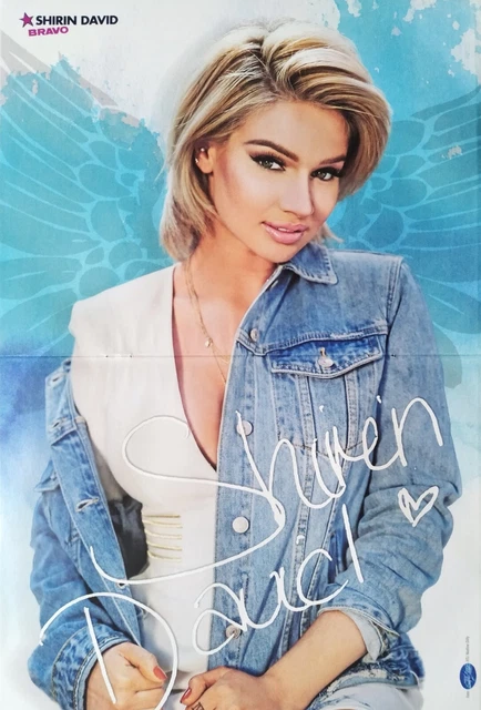 SHIRIN DAVID - A3 Poster (42x28cm) - Autogramm MERCH Fan Sammlung BRAVO ...
