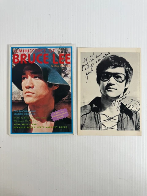 BRUCE LEE MAGAZINE Reminiscence of Bruce Lee with signed photo BM-6 $85 ...